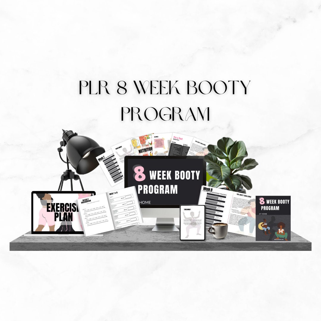 PLR 8 Week Booty Program, Plr Fitness, PLR Health & Fitness, Plr ...