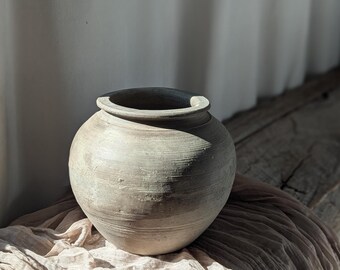 Small Vintage Clay Vessel (round Bottom) - Etsy