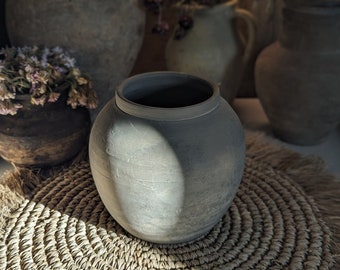 Small Vintage Clay Vessel (round Bottom) - Etsy