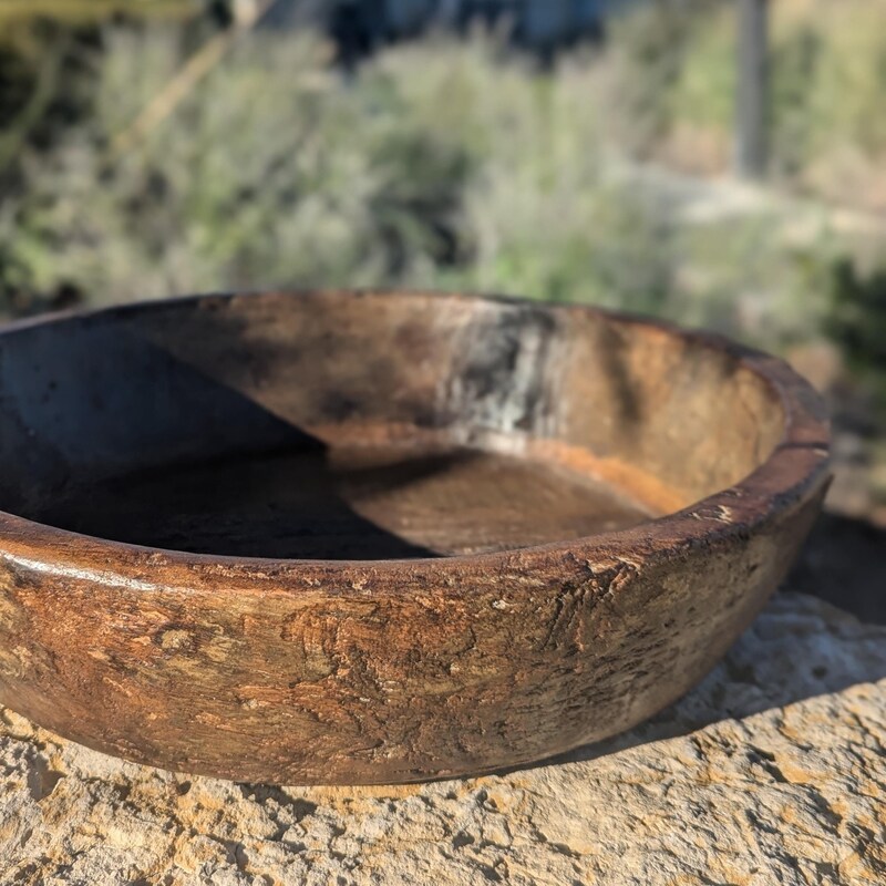 Rustic Wood Bowl - Etsy
