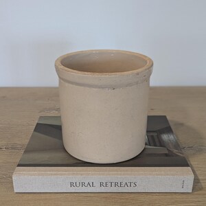 Vintage Extra Large Stoneware Crock, Rustic Kitchen Utensil Holder ...
