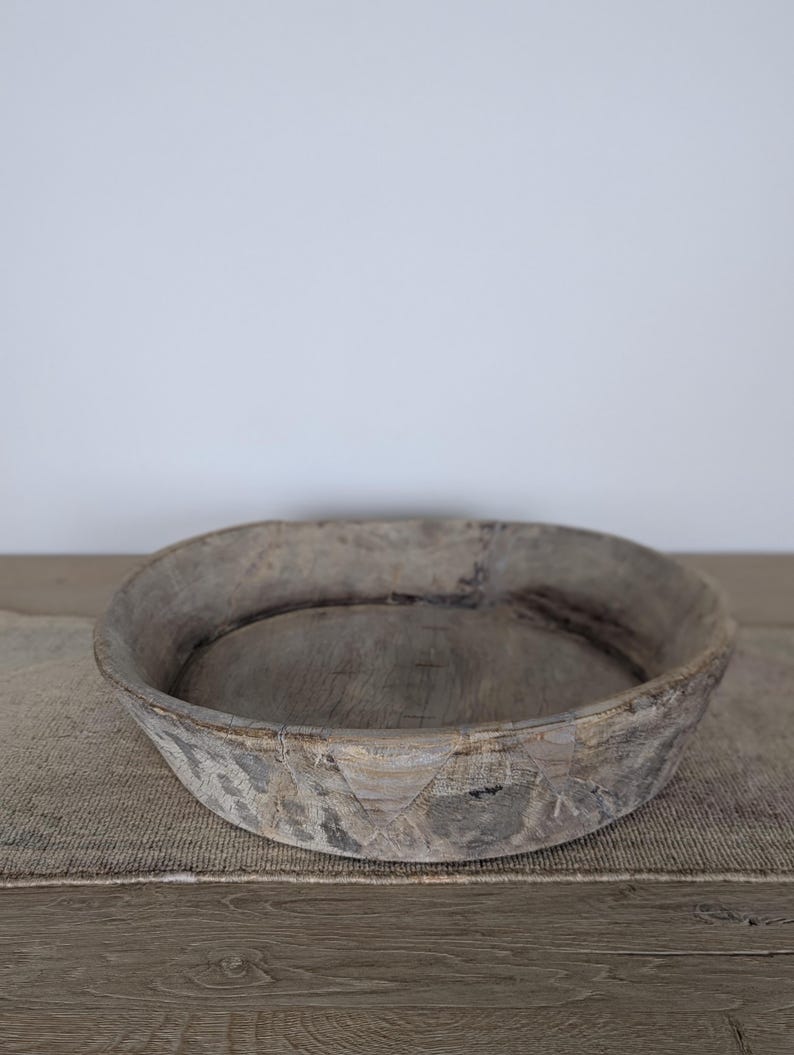 Extra Large Vintage Wood Parat Bowl - Etsy