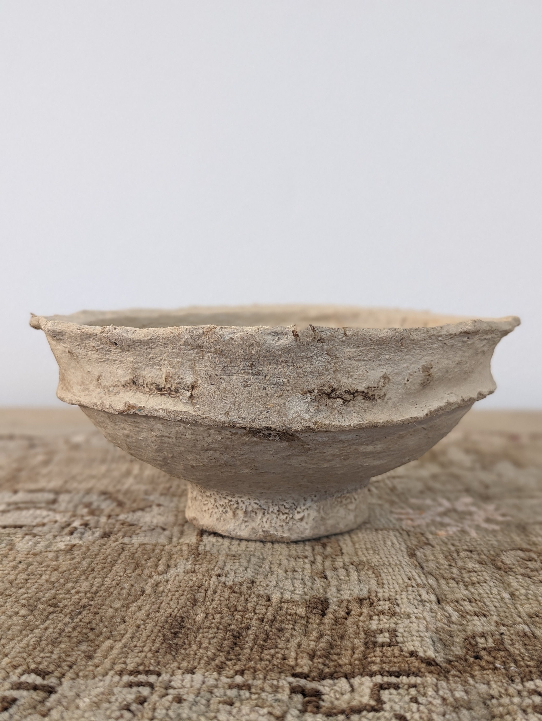 Vintage Paper Mache Bowl - Etsy