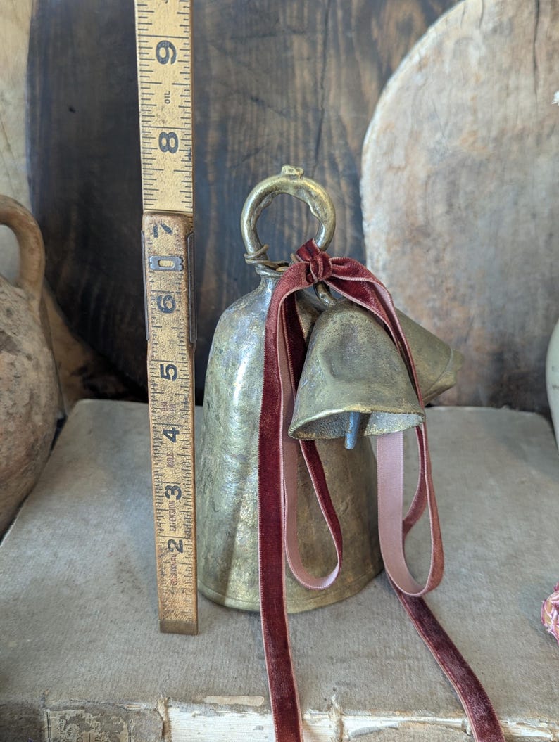 Set of Vintage African Bronze Bells/ Vintage Christmas Bronze Bells - Etsy