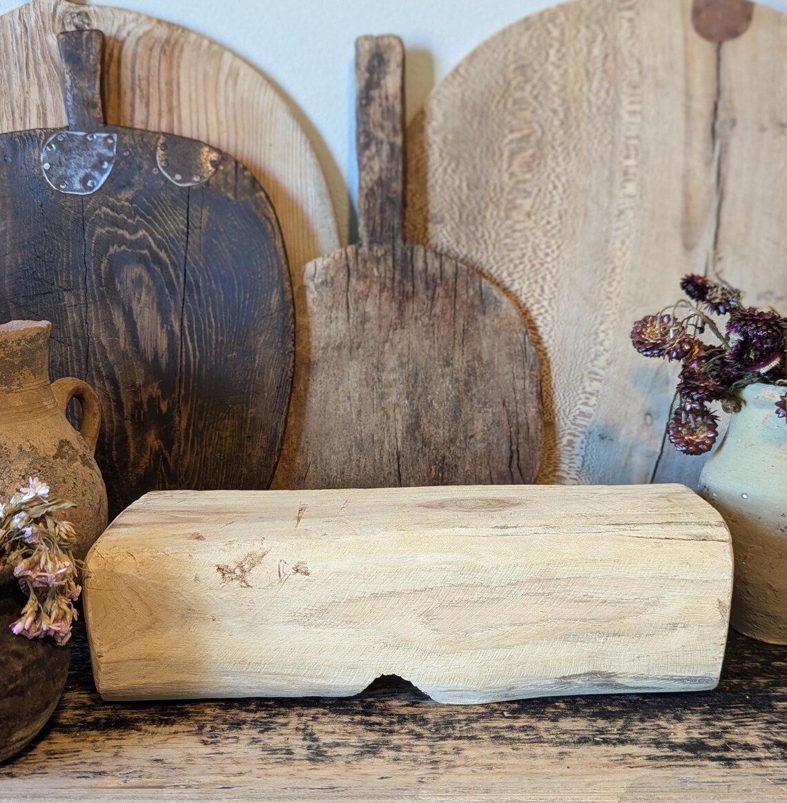 Large Vintage Wood Riser - Etsy