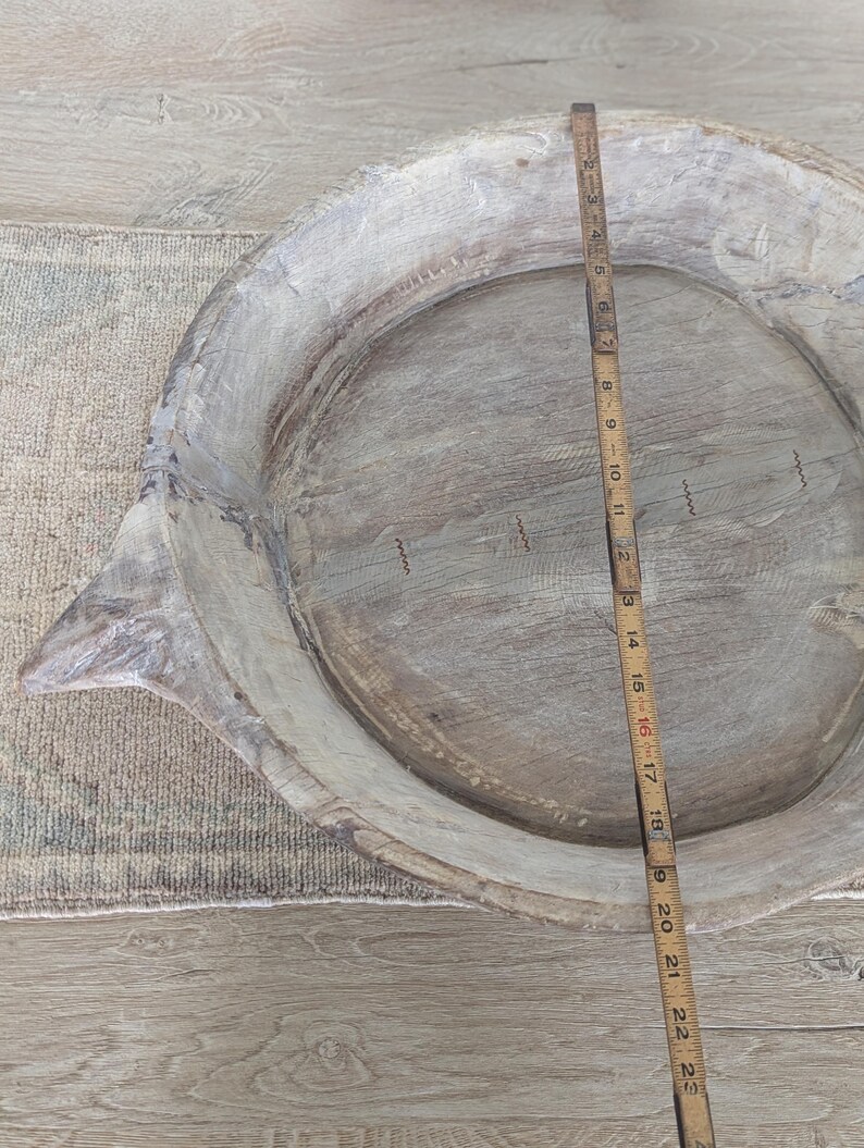 Extra Large Vintage Wood Parat Bowl - Etsy
