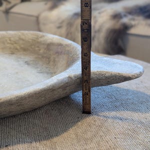 Extra Large Vintage Stone Parat Tray with Handle - Etsy