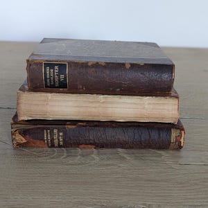 Antique Bundle of Books From the 1900's/ Distressed Vintage Books - Etsy