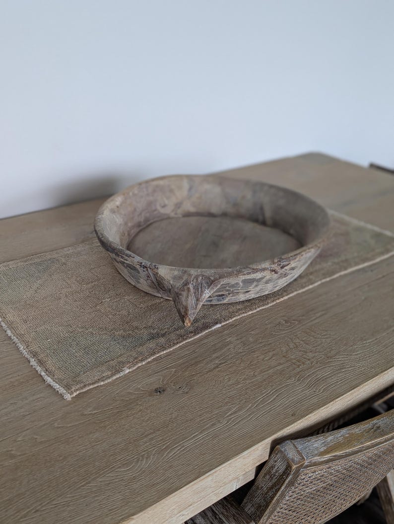 Extra Large Vintage Wood Parat Bowl - Etsy