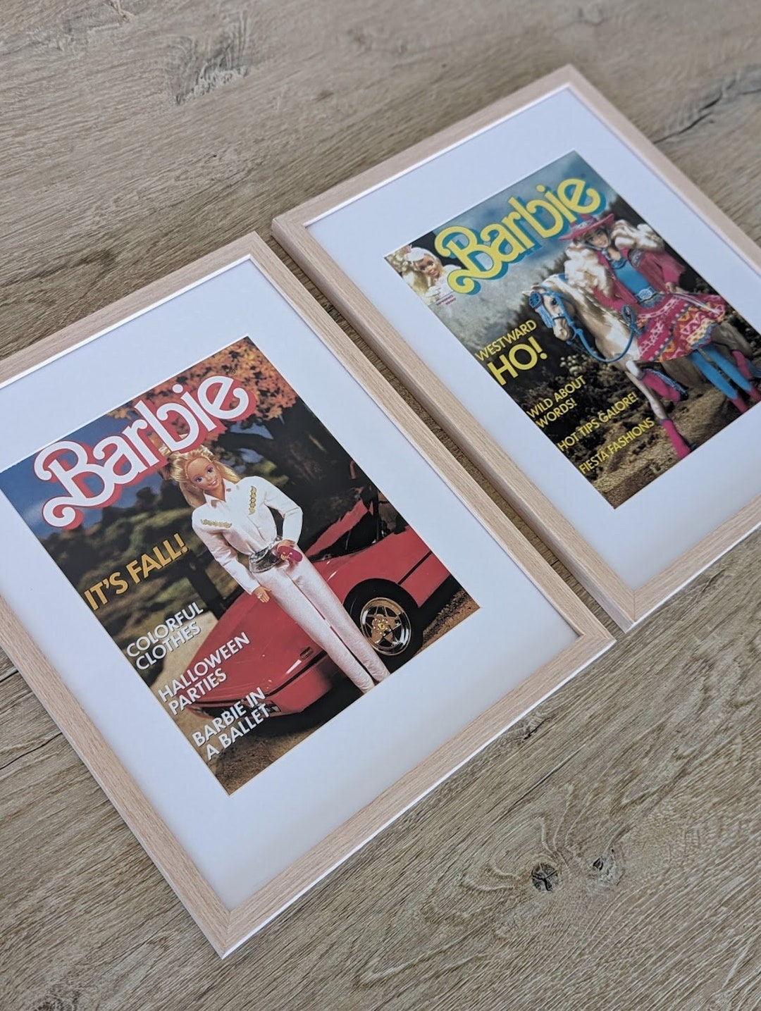 Vintage 1980's 90's Barbie Picture Frame - Etsy