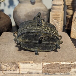 Small Antique Iron Box - Etsy