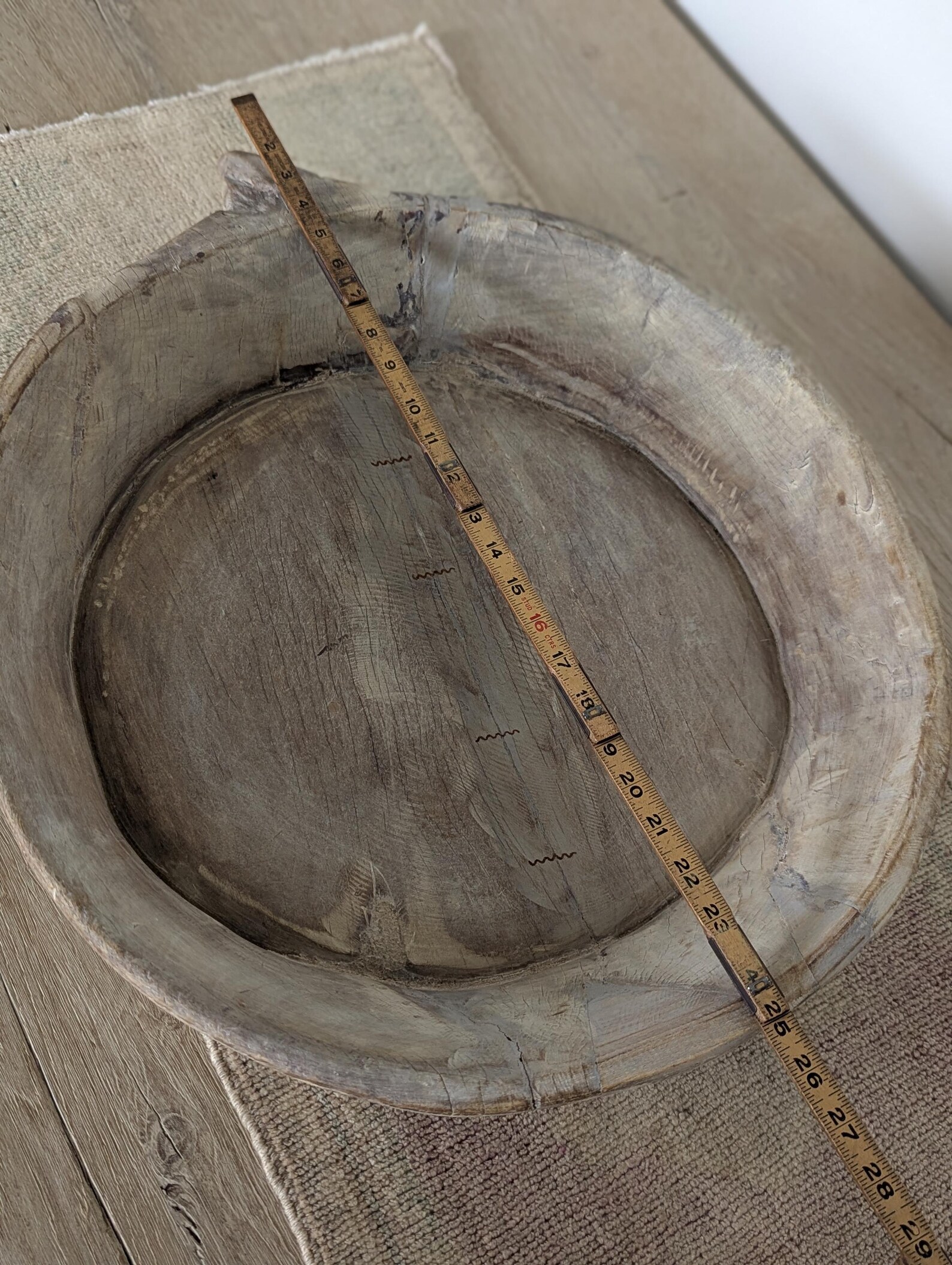 Extra Large Vintage Wood Parat Bowl - Etsy