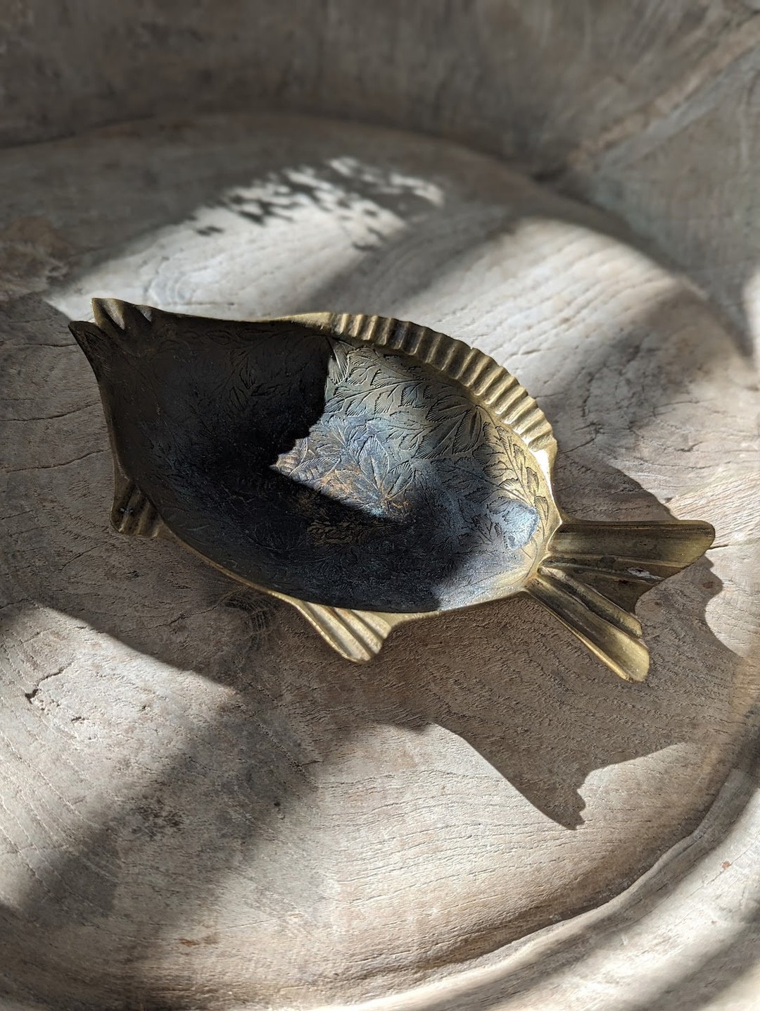 Antique Brass Trinket Dish - Etsy