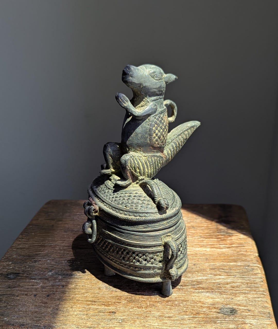 Small Antique Iron Box - Etsy