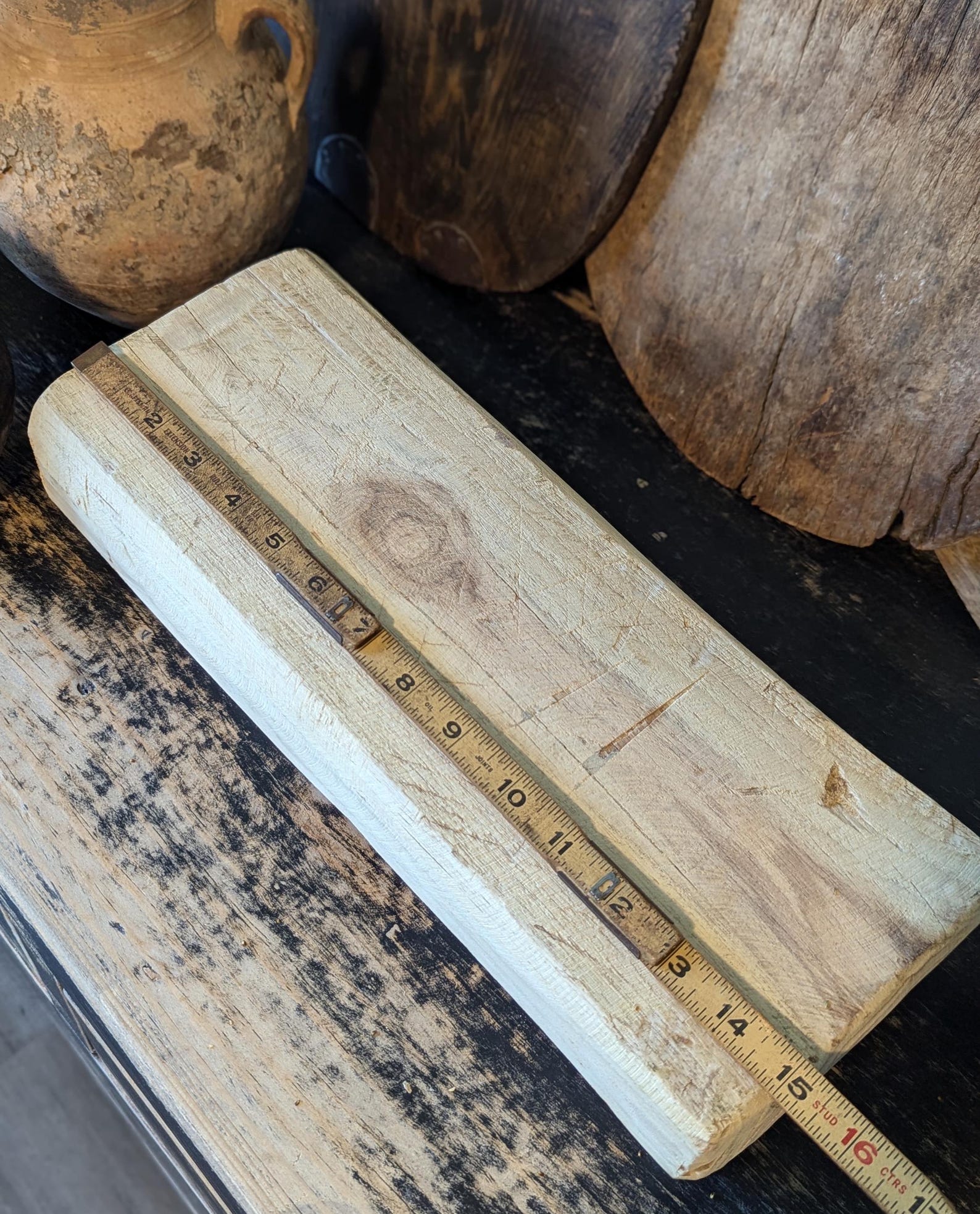 Large Vintage Wood Riser - Etsy