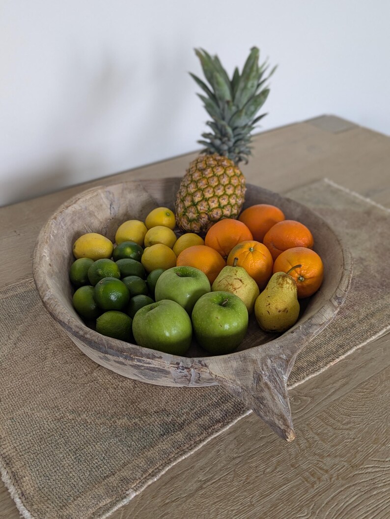 Extra Large Vintage Wood Parat Bowl - Etsy