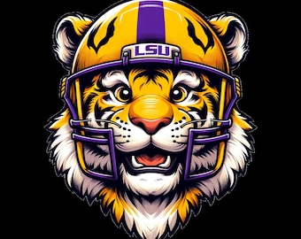 Geaux Tigers Louisiana Bengal Tiger Digital Image Original - Etsy