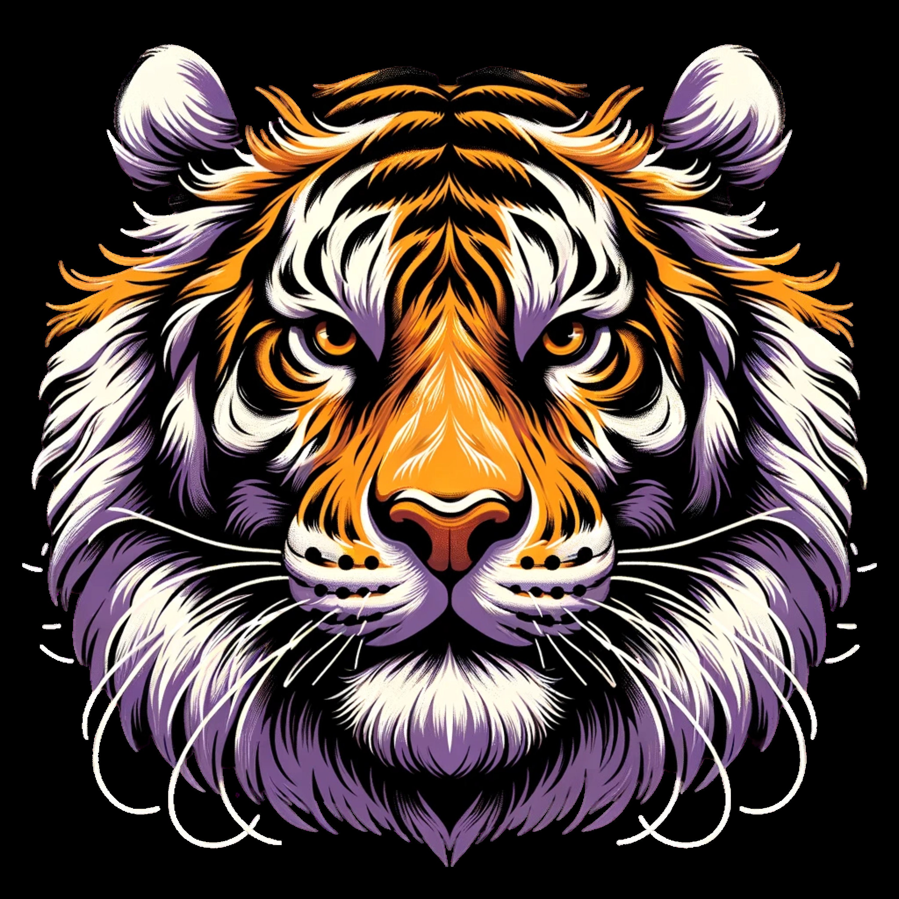 Geaux Tigers - Louisiana Bengal Tiger Digital Image - Original - Etsy