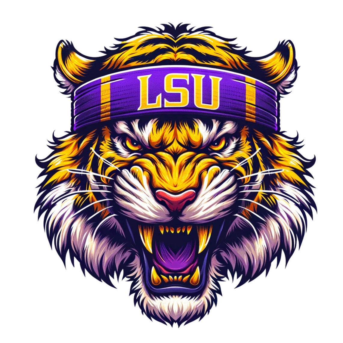 Geaux Tigers - Louisiana Bengal Basketball Tiger Digital Image ...
