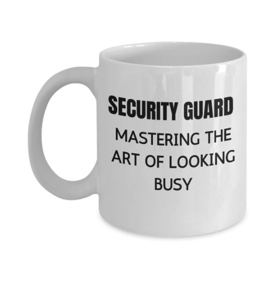 Security Guard Gifts, Security Guard Mug, Watchman Present, Security ...