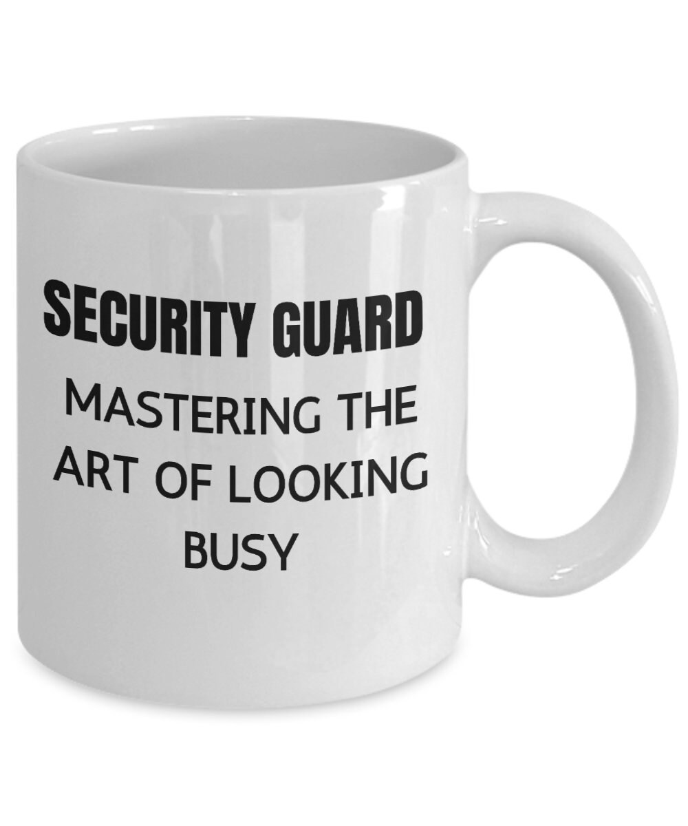 Security Guard Gifts, Security Guard Mug, Watchman Present, Security ...