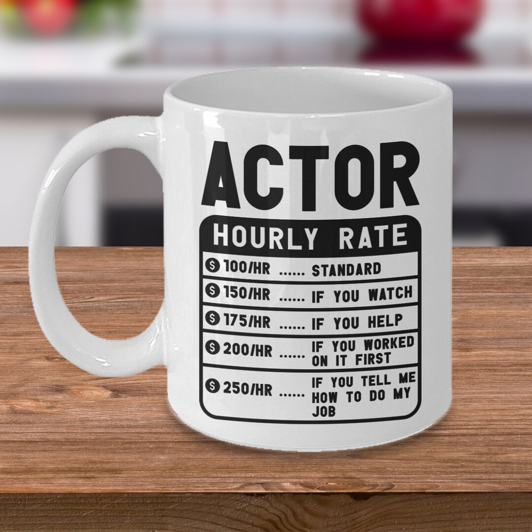 Cute Theater Gift for Actors Actress Acting Lovers, Celebrity Coffee ...