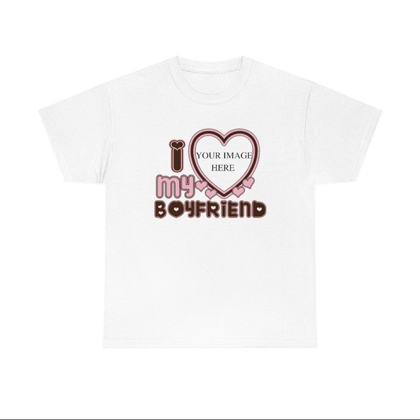 Custom I Heart My Boyfriend Shirt - Etsy