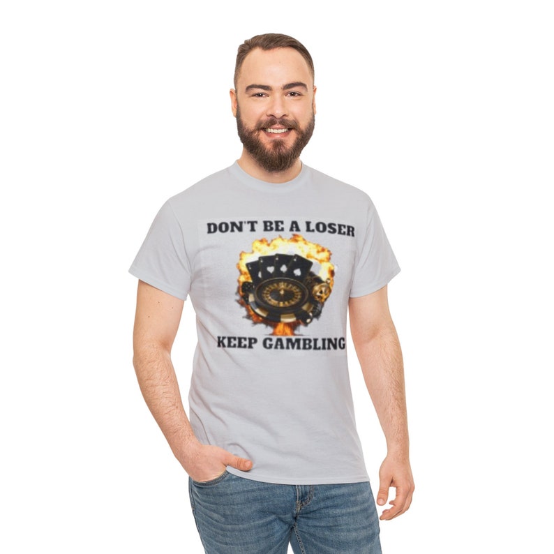 Funny Gambling Shitpost T-shirt, Ironic Gambling Shirt, Funny Meme Tee ...