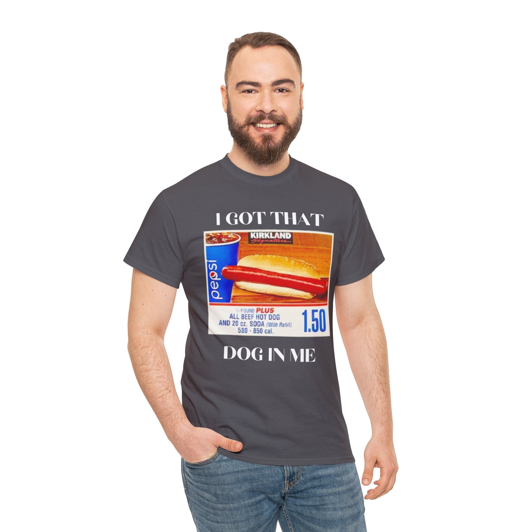 Funny I Got That Dog in Me Shitpost T-shirt, Kirkland Hotdog Tee ...
