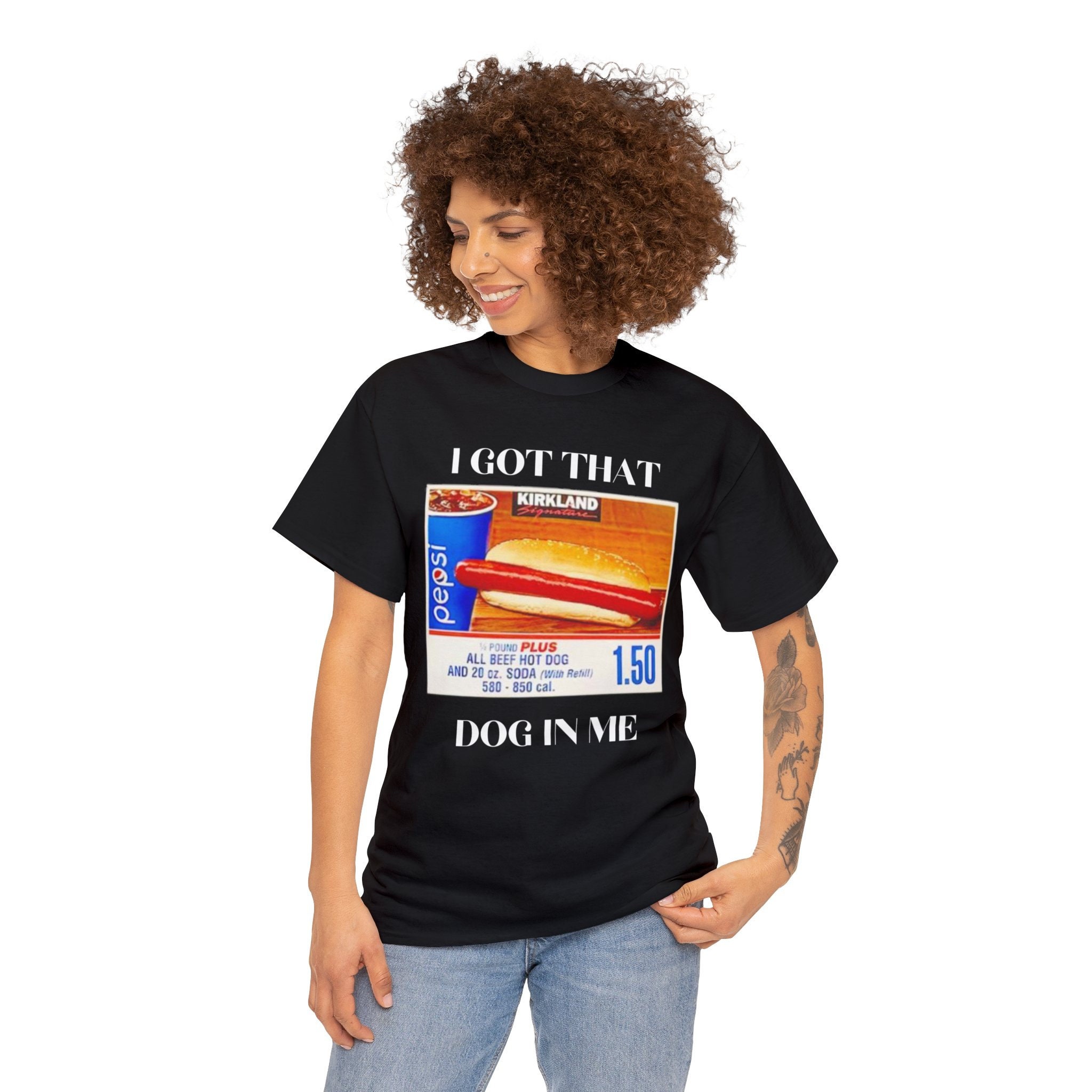 Funny I Got That Dog in Me Shitpost T-shirt, Kirkland Hotdog Tee ...