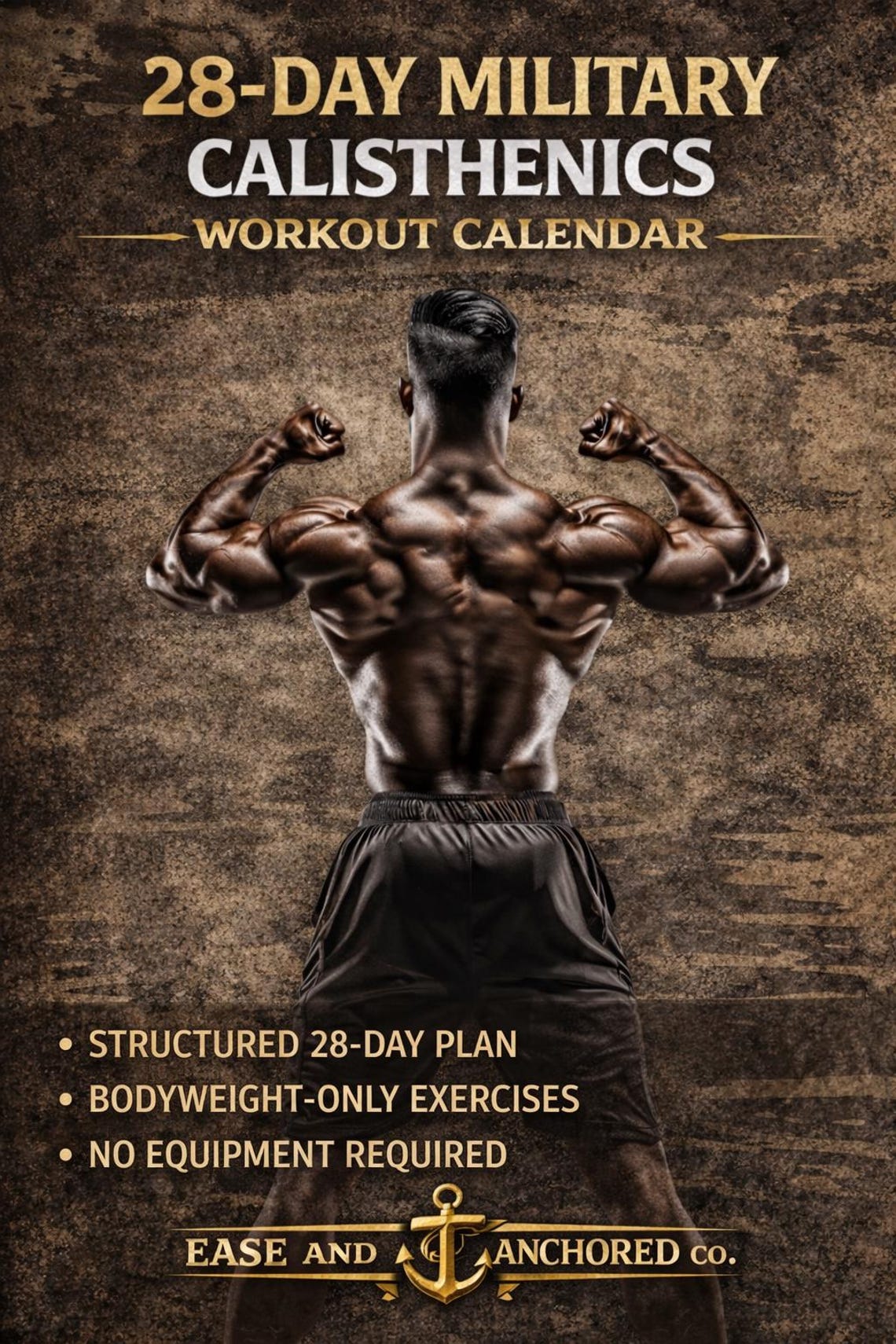 28-day Military Calisthenics Workout Calendar | Digital Download | No ...