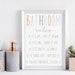Personalized Kids Bathroom Sign for Kids Bath, Kids Bathroom Wall Decor ...