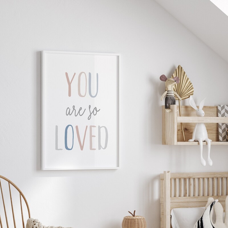 You Are so Loved Print - Etsy