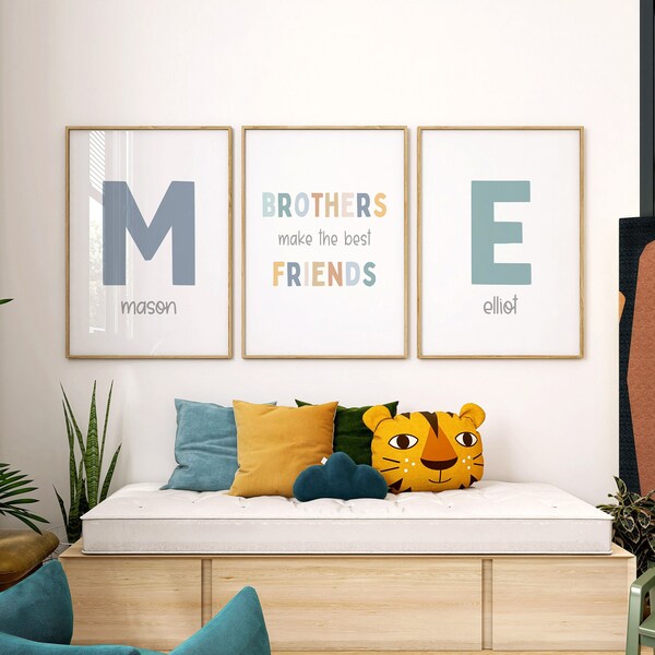 Brothers Wall Art - Etsy