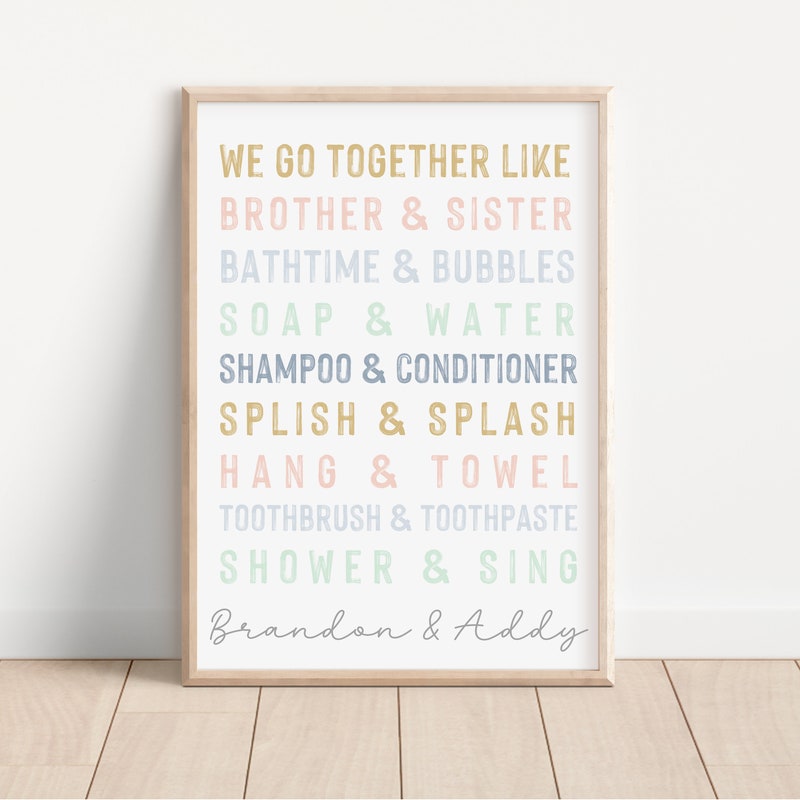Cute Bathroom Signs - Etsy