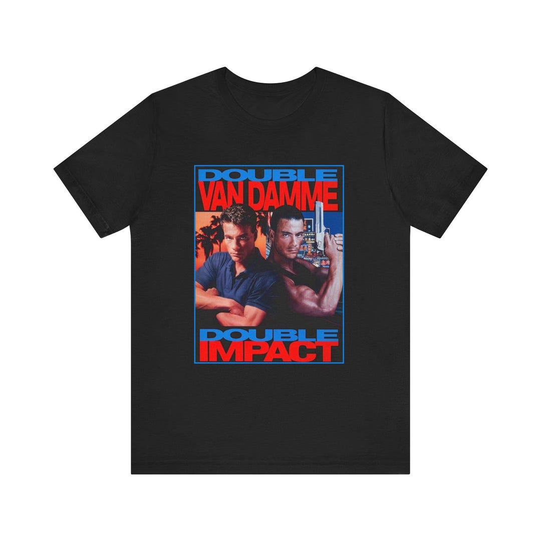 Retro Double Impact Graphic Tee - Etsy