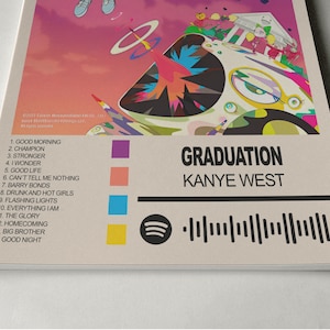 Kanye West, Graduation, Kanye West Digital Print, Printable Download ...