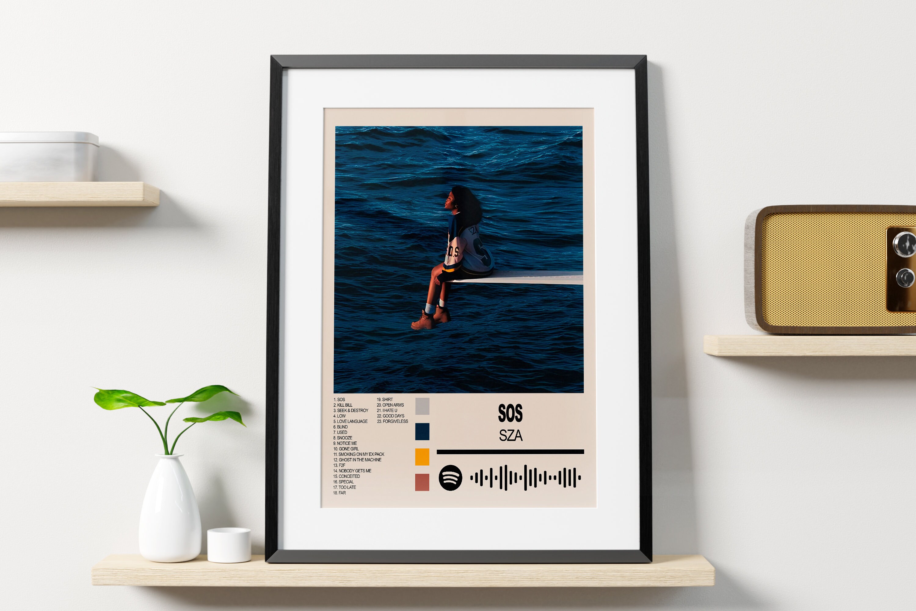 Sza SOS Poster, SOS Album Tracklist Poster