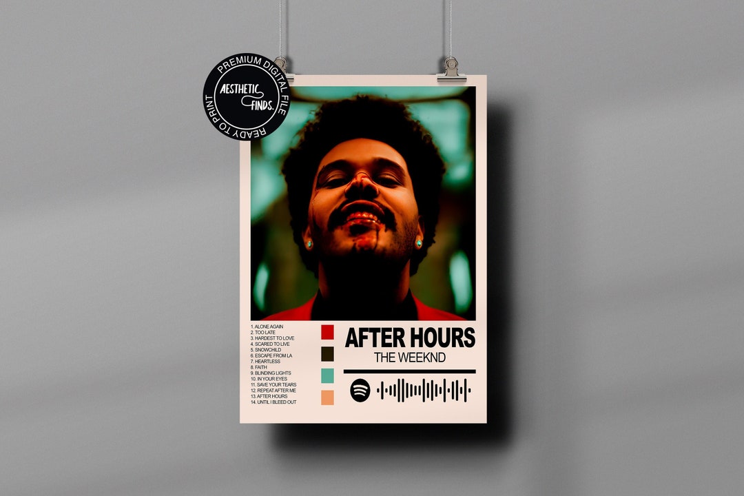 The Weeknd, After Hours, the Weeknd Digital Print, Printable Download ...