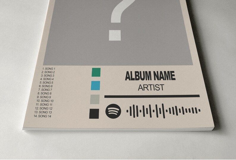 Customized Album Cover Poster Gift for Him Custom Album Cover Poster ...