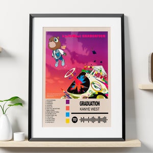 Kanye West, Graduation, Kanye West Digital Print, Printable Download ...