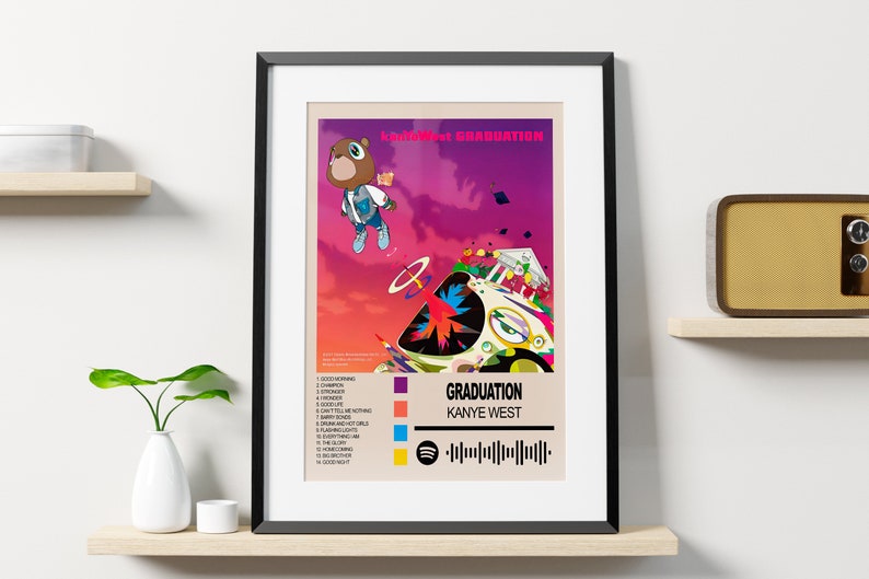 Kanye West, Graduation, Kanye West Digital Print, Printable Download ...
