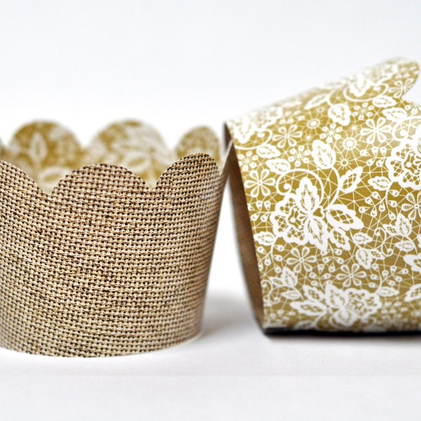 Lace Cupcake Wrapper - Etsy