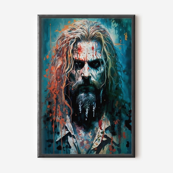 Rob Zombie Art - Etsy
