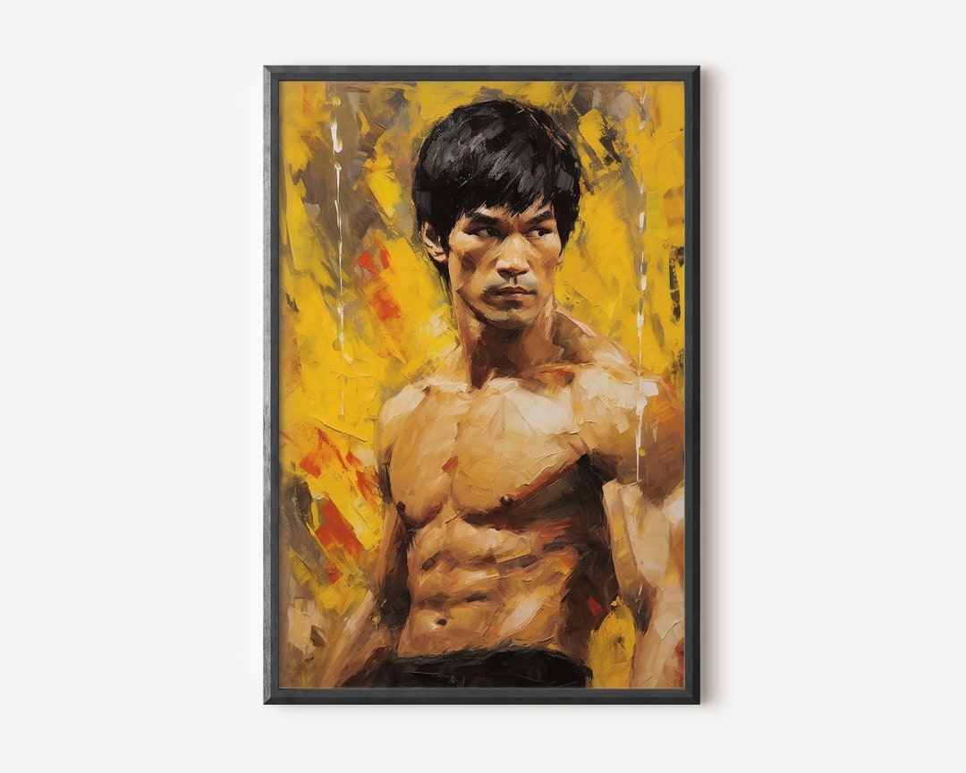Bruce Lee Painting Art Print - Etsy