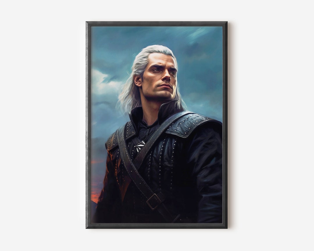 The Witcher Henry Cavill Art Print - Etsy