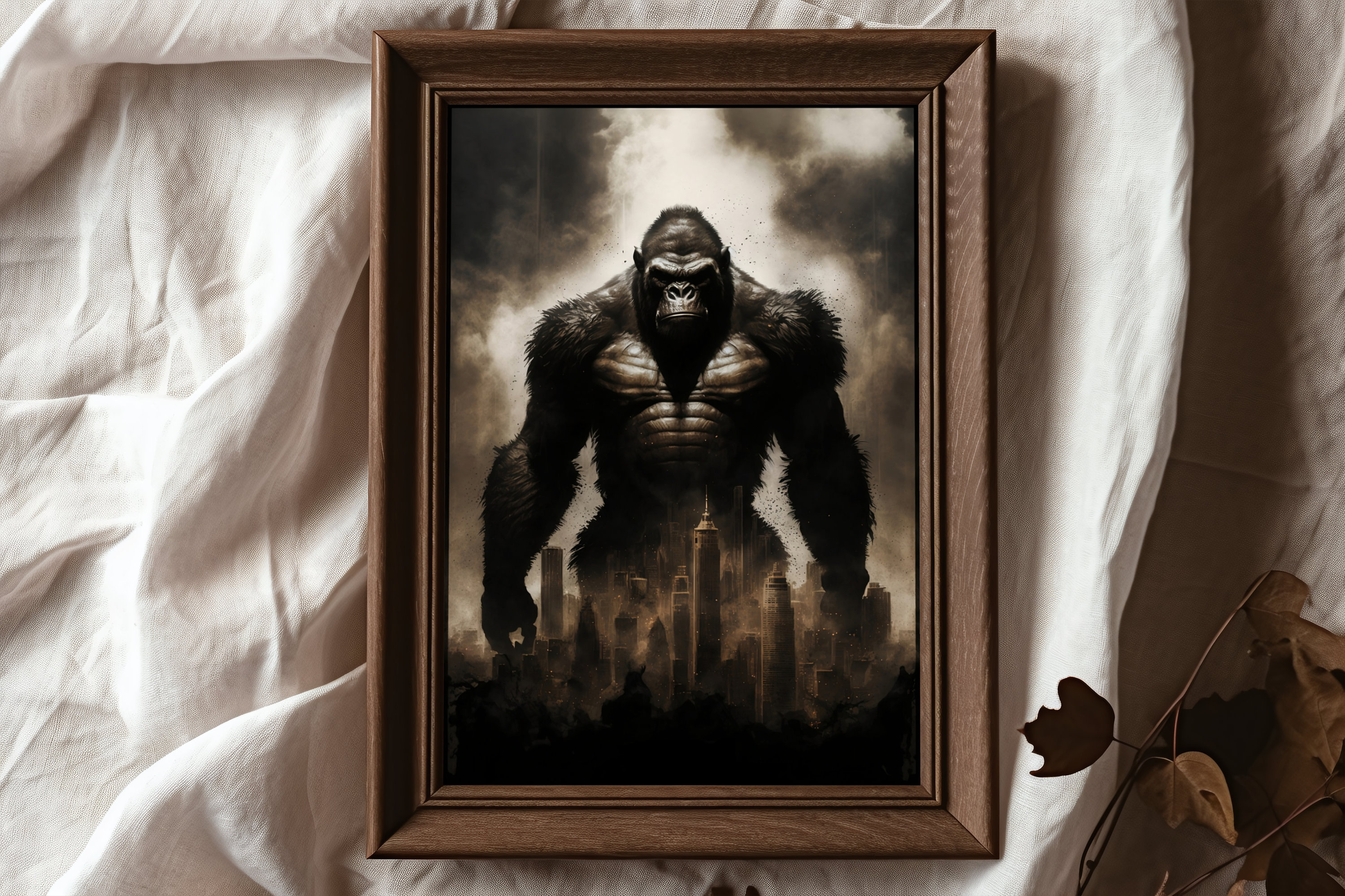 King Kong Monster Art Work - Etsy