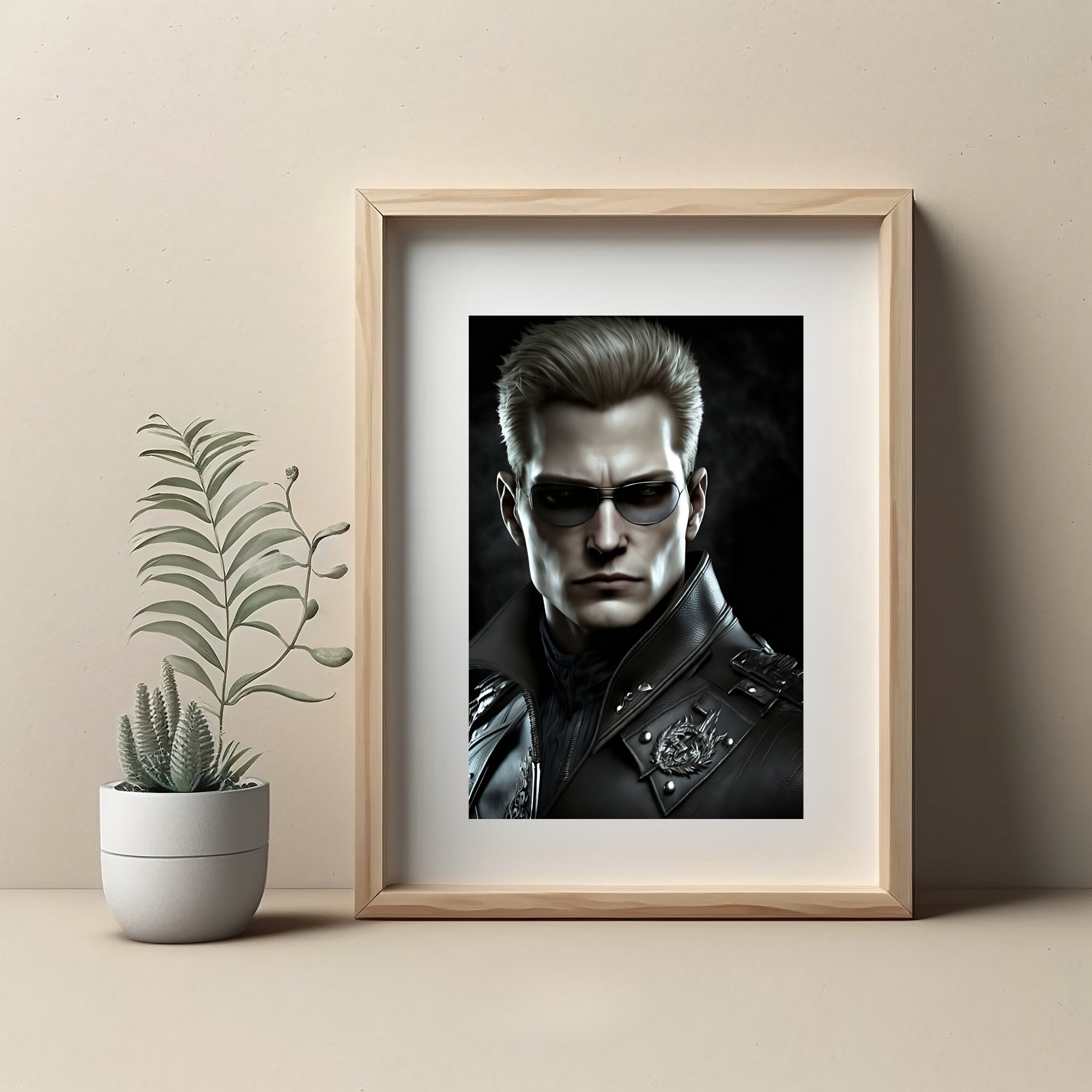 Albert Wesker Art Print Digital Print Instant Download High Resolution ...