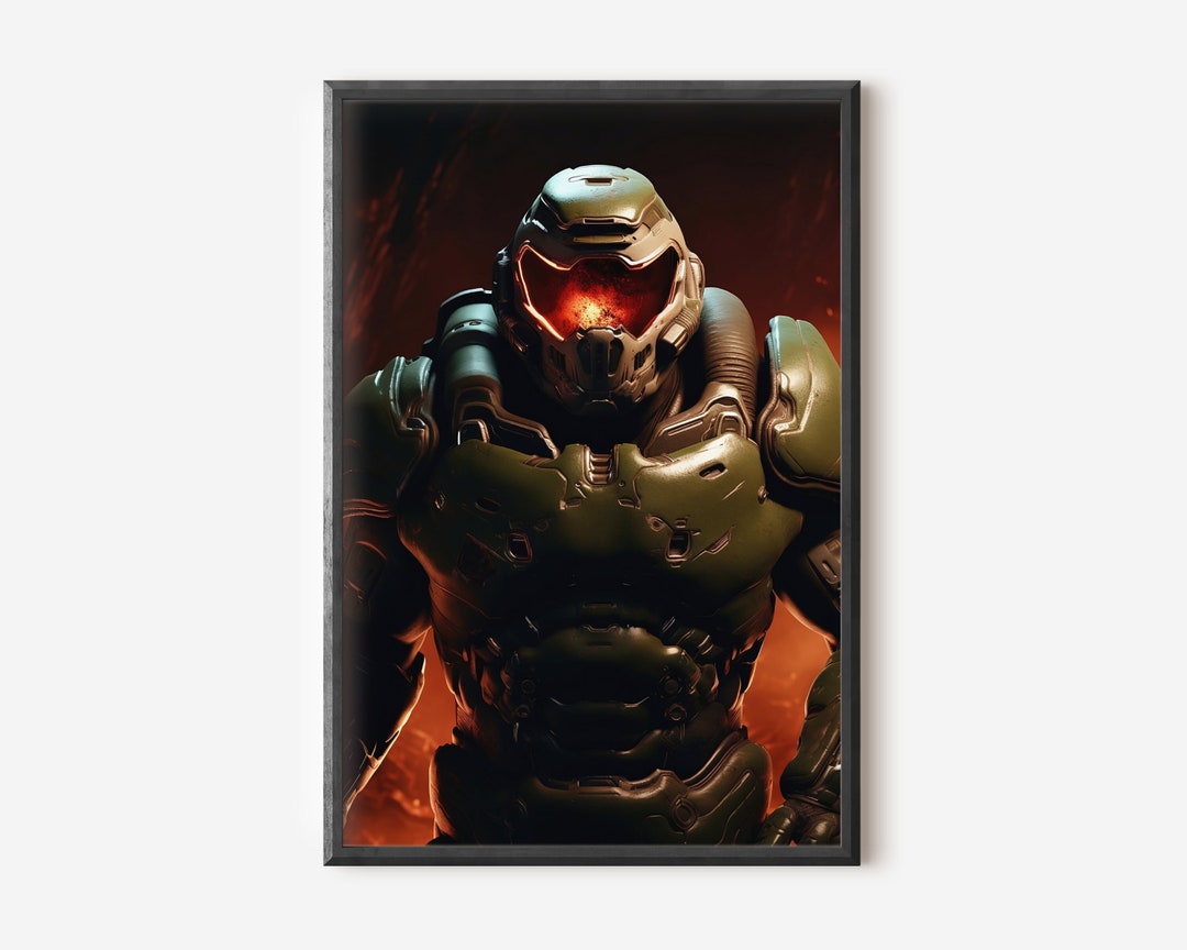 DOOM Art Print Digital Print Instant Download High Resolution Digital ...