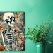 Spiral Notebook Skeleton Bloom Art Print Journal Artwork Cover - Etsy